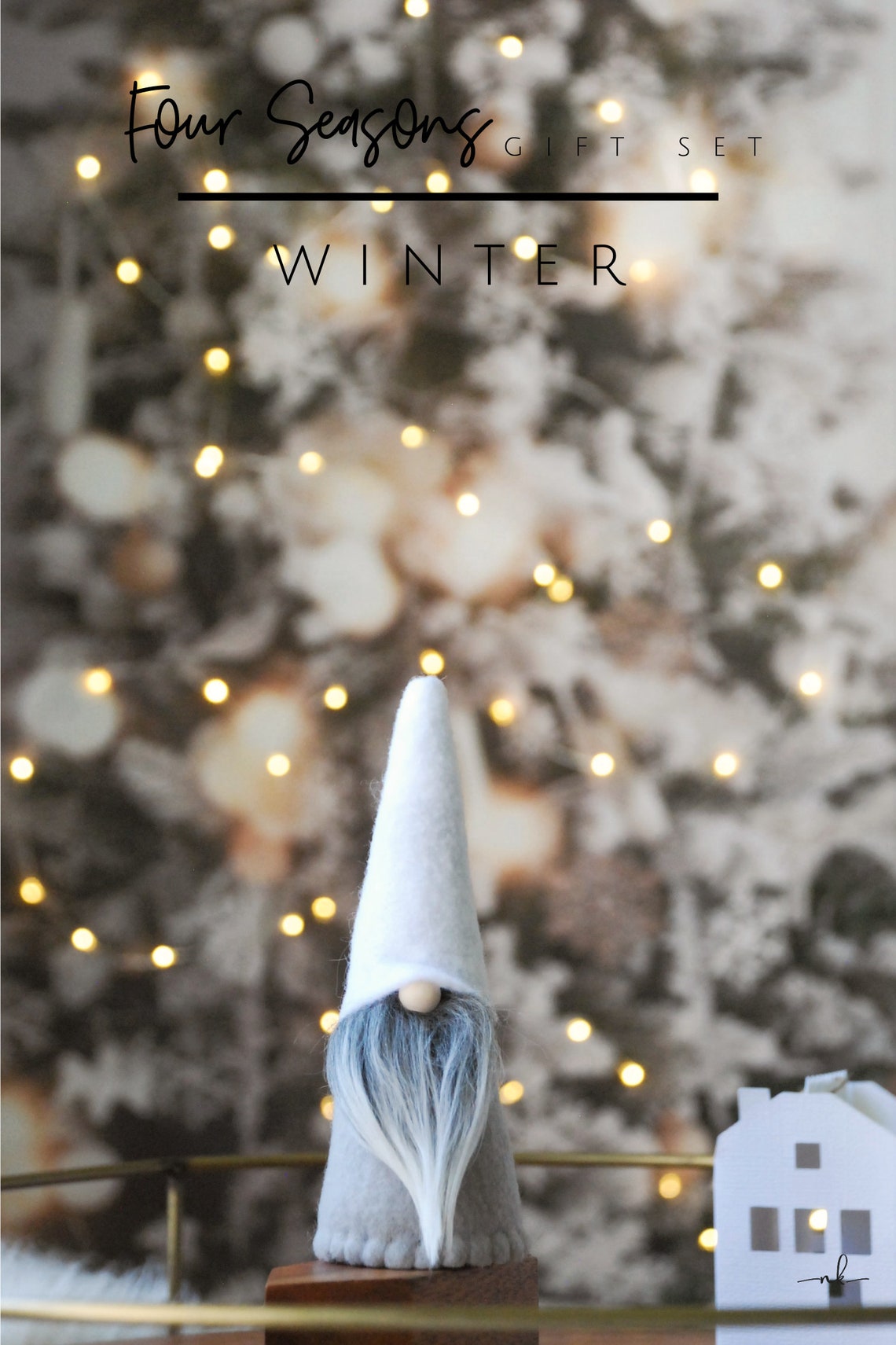 Seasons Gift Nordic Gnome® Set 4 Gnome Set Winter Spring - Etsy