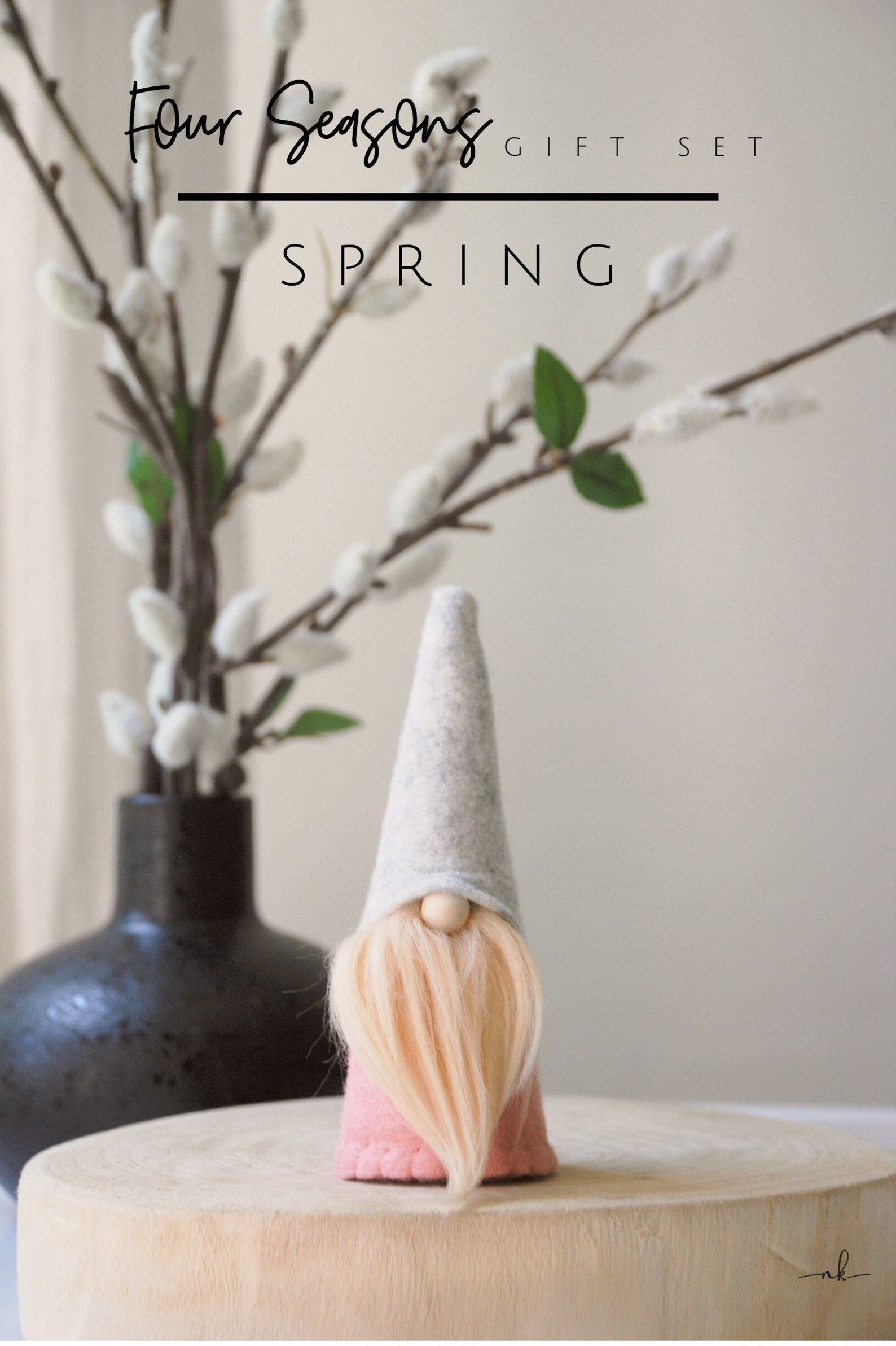 Seasons Gift Nordic Gnome® Set 4 Gnome Set Winter Spring - Etsy