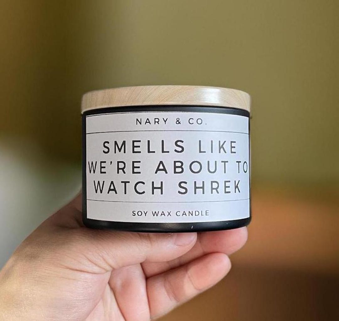Smells Like We're About to Watch Shrek Candle Custom Pick Your Scent ...