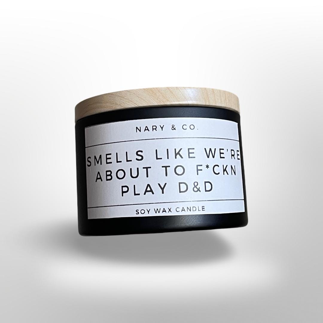 D&D Candle Custom Pick Your Scent Christmas Birthday Gift Dnd Dungeons ...