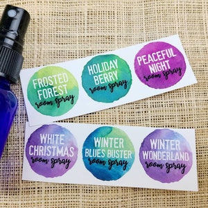 Room Spray Stickers (set of 12), 1.25" - Etsy