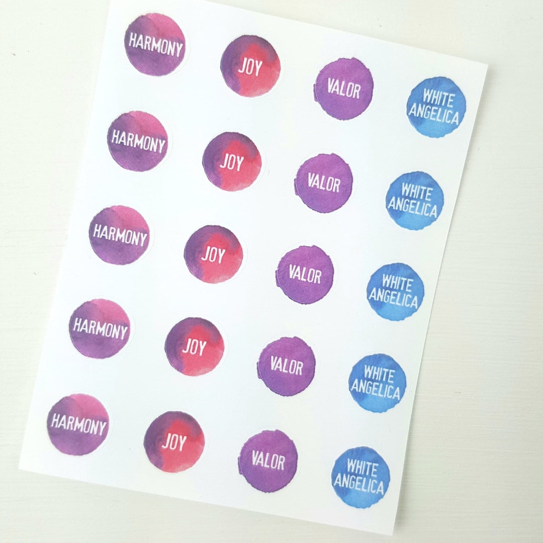 Great Day Protocol Oil Lid Stickers (sets of 4 Stickers) - Etsy