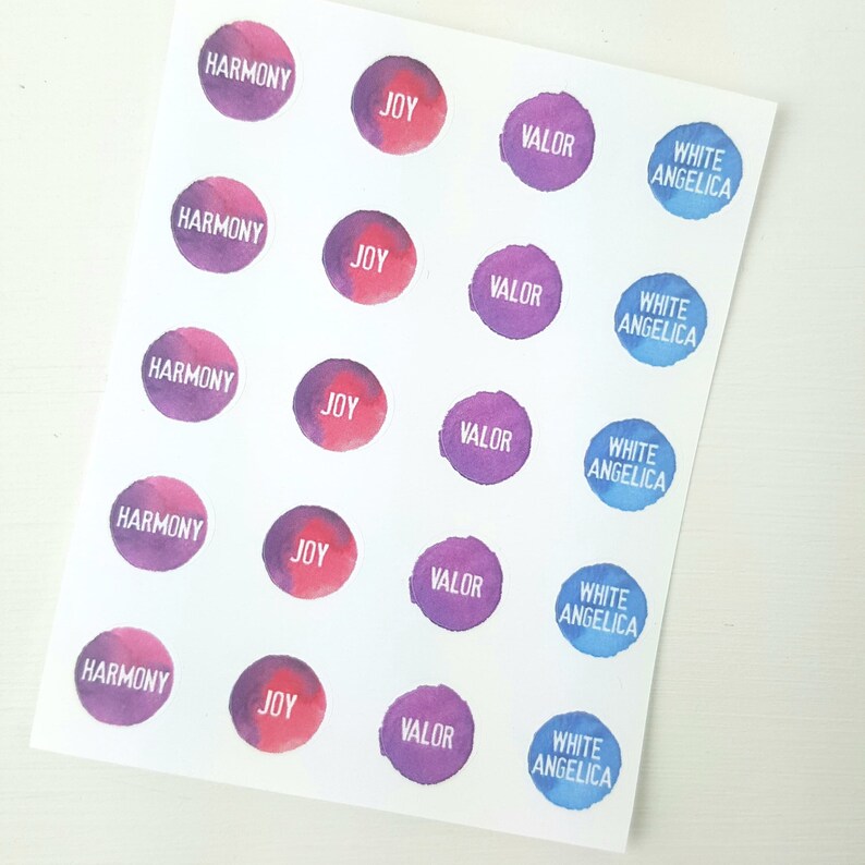Great Day Protocol Oil Lid Stickers sets of 4 Stickers - Etsy
