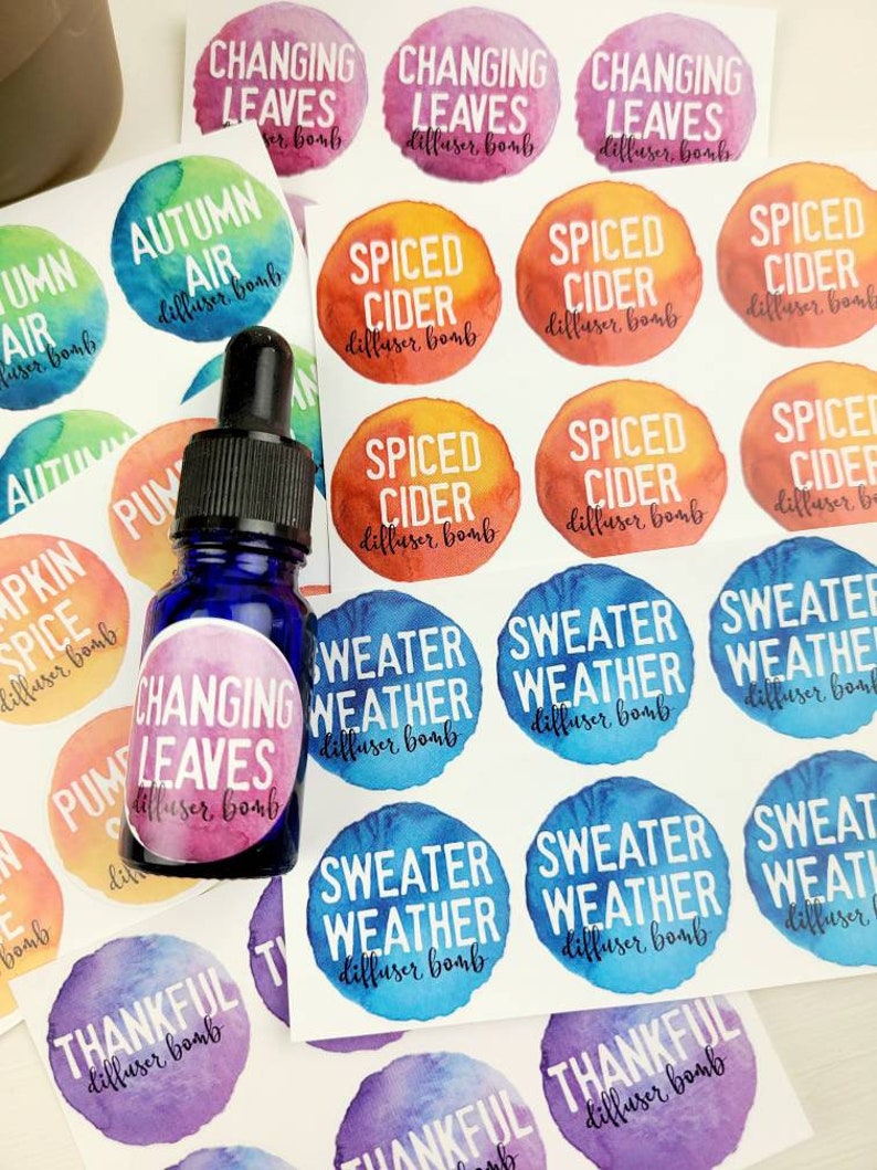 Diffuser Bomb Stickers set of 12 | Etsy