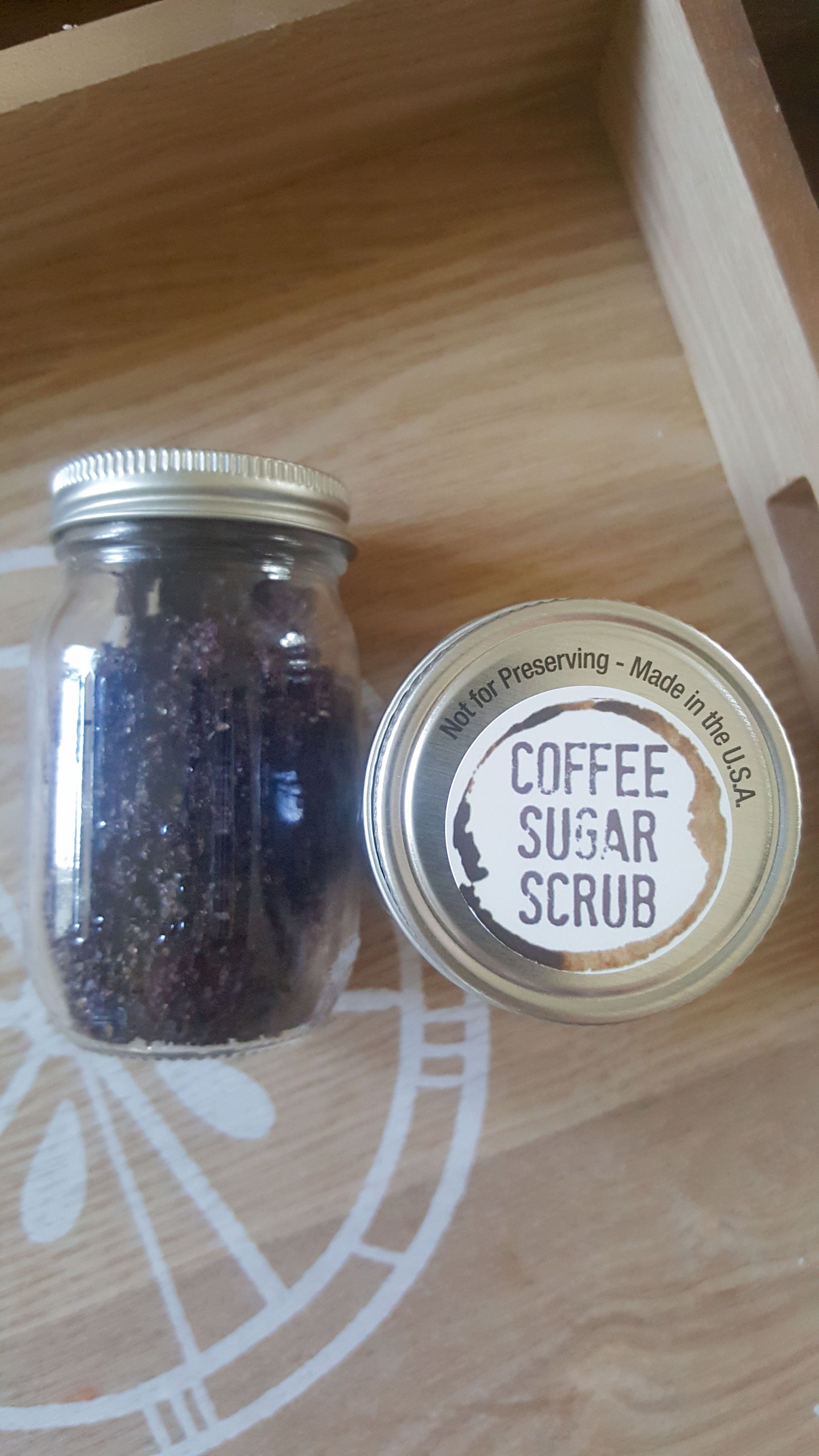 Set of 6 Stickers coffee Sugar Scrub - Etsy