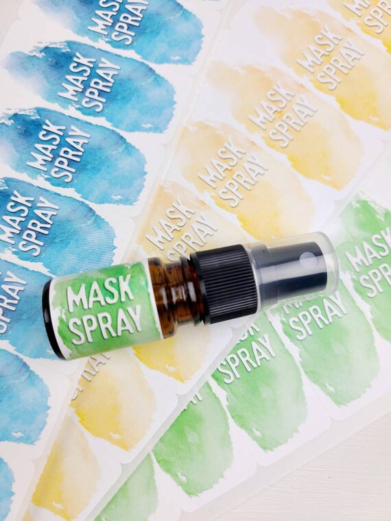DIY Mask Spray labels for 5ml bottles | Etsy