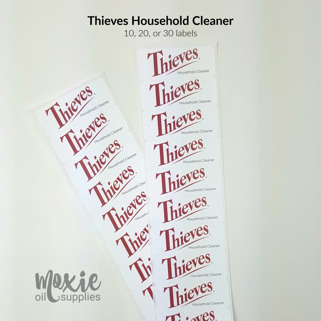 Labels for Thieves Household Cleaner (spray Bottles) - Etsy