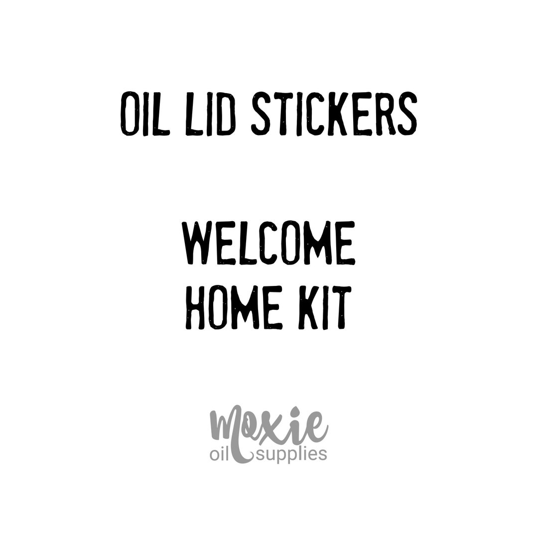 Welcome Home Kit - Lid Stickers - Etsy
