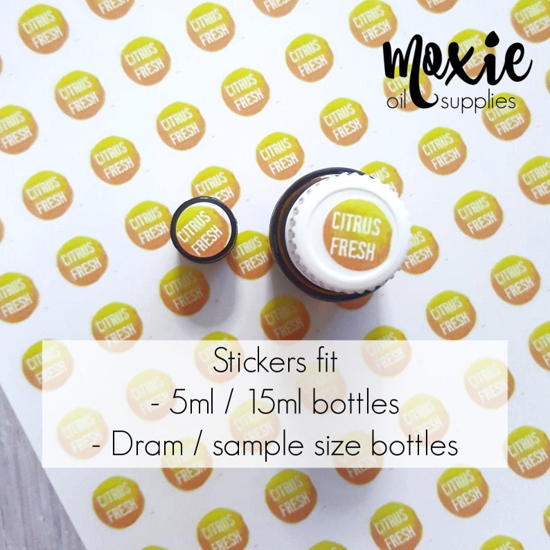 Great Day Protocol Oil Lid Stickers sets of 4 Stickers - Etsy