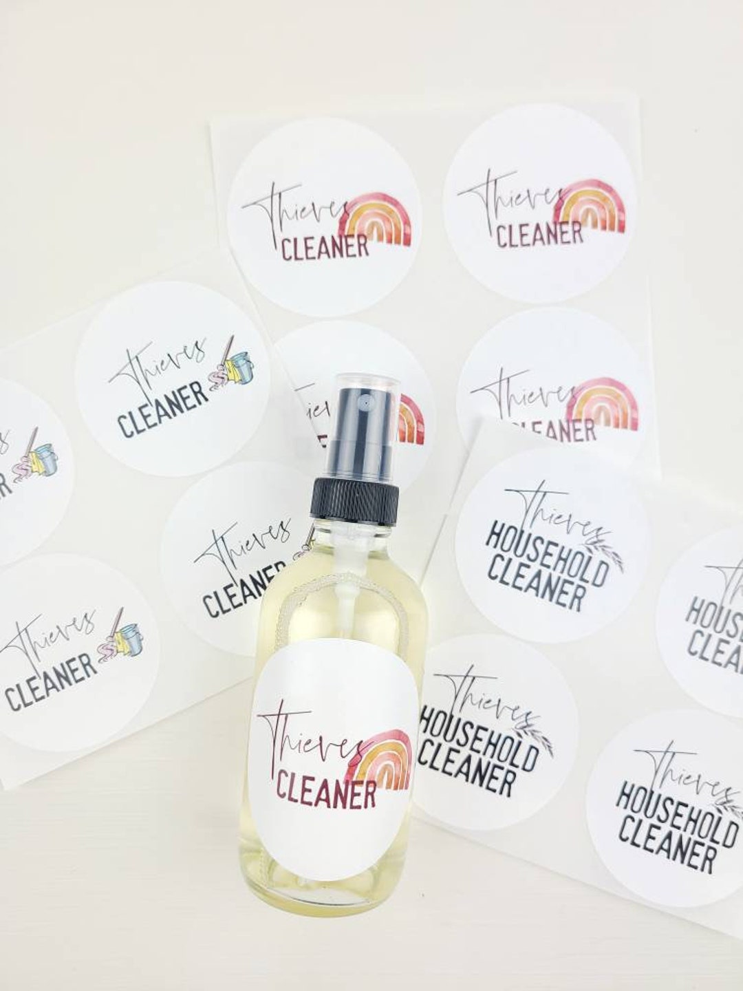 Thieves Cleaner Round Stickers, 2.5 Inch - Etsy