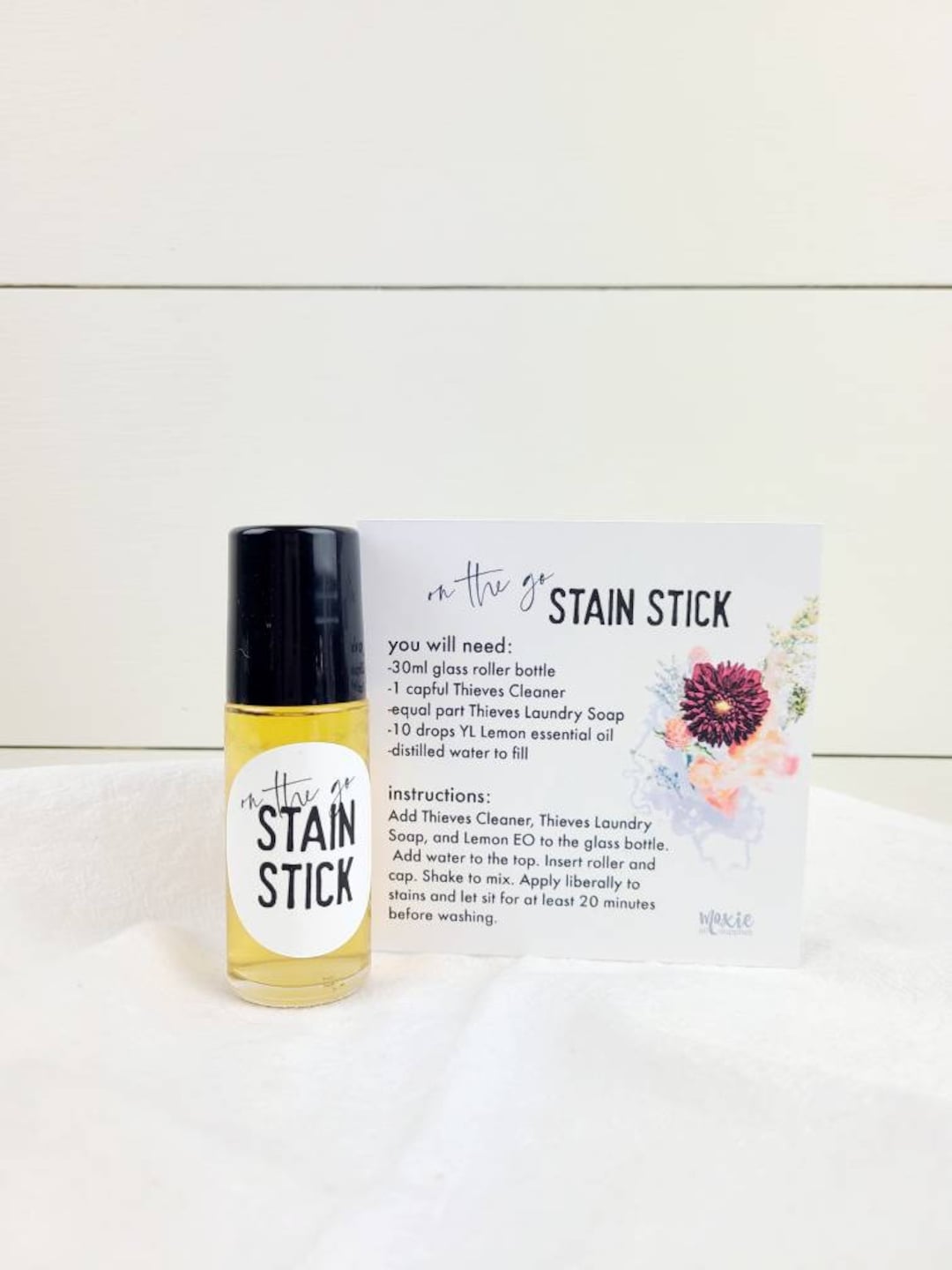 Stain Stick Stickers + Optional Recipe Card(s) - Etsy