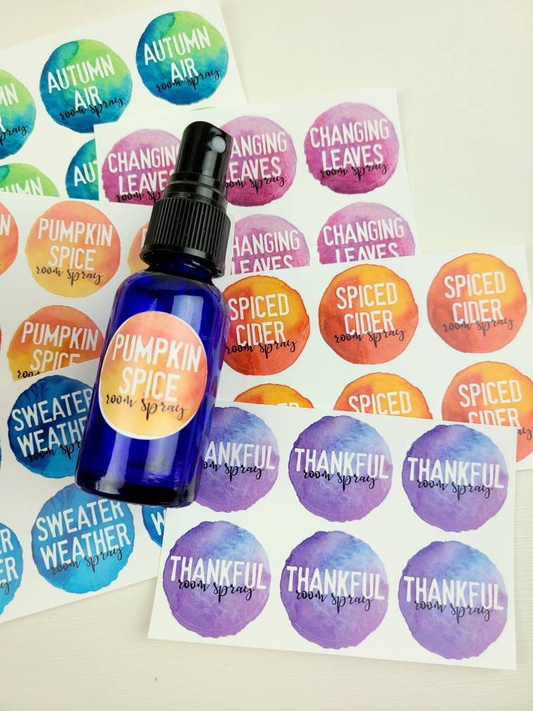 Room Spray Stickers set of 12 1.25 | Etsy
