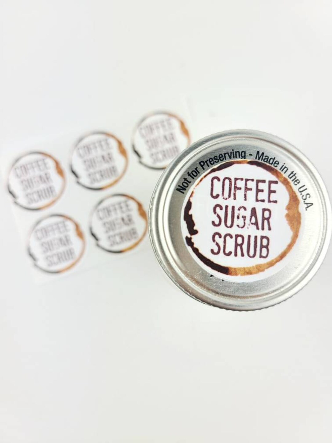 Set of 6 Stickers - "coffee Sugar Scrub" - Etsy