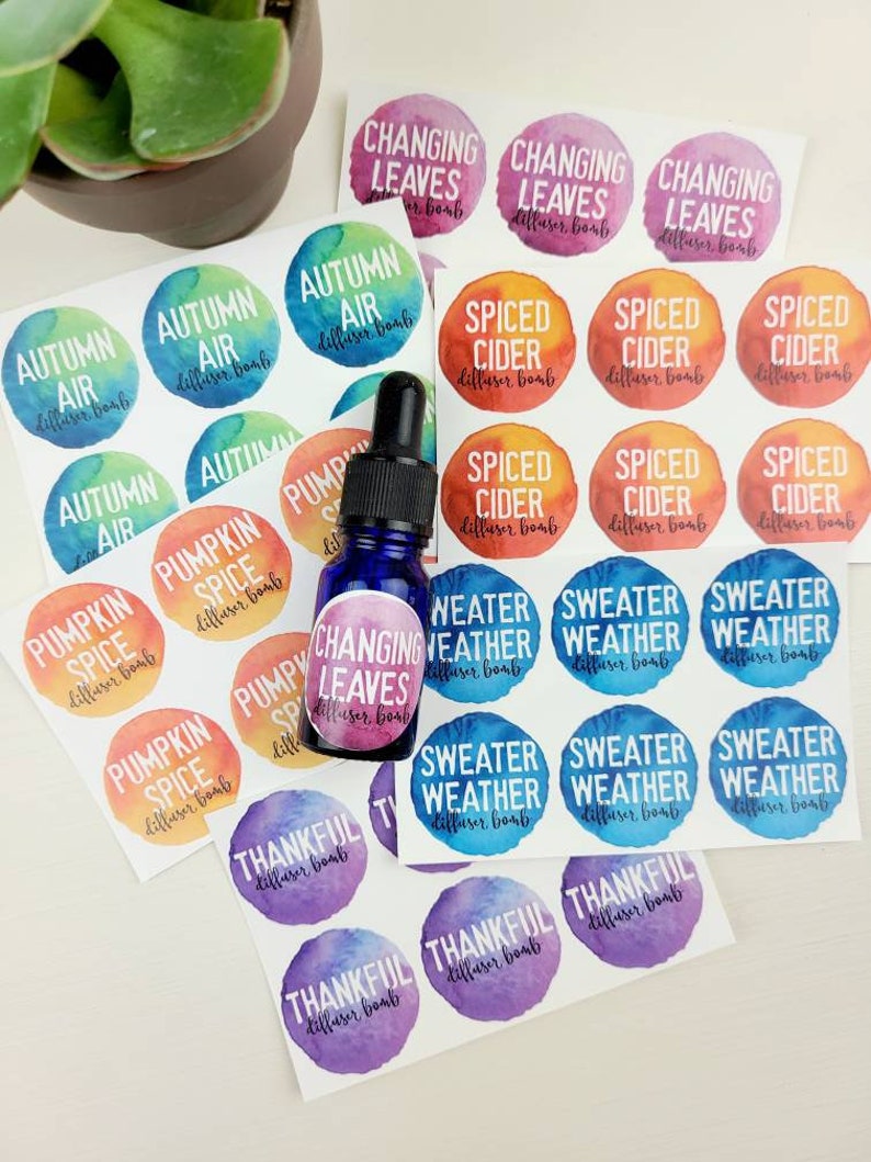 Diffuser Bomb Stickers set of 12 | Etsy