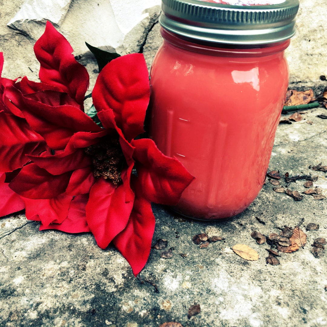 Scented Winter Candy Apple Fragranced Soy Candle Hand Made in - Etsy