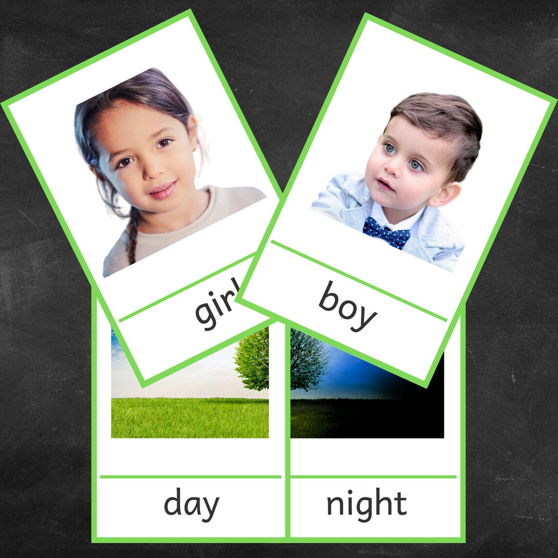 Flashcards of Opposites for Teachers and Parents, ESL and Homeschool - Etsy