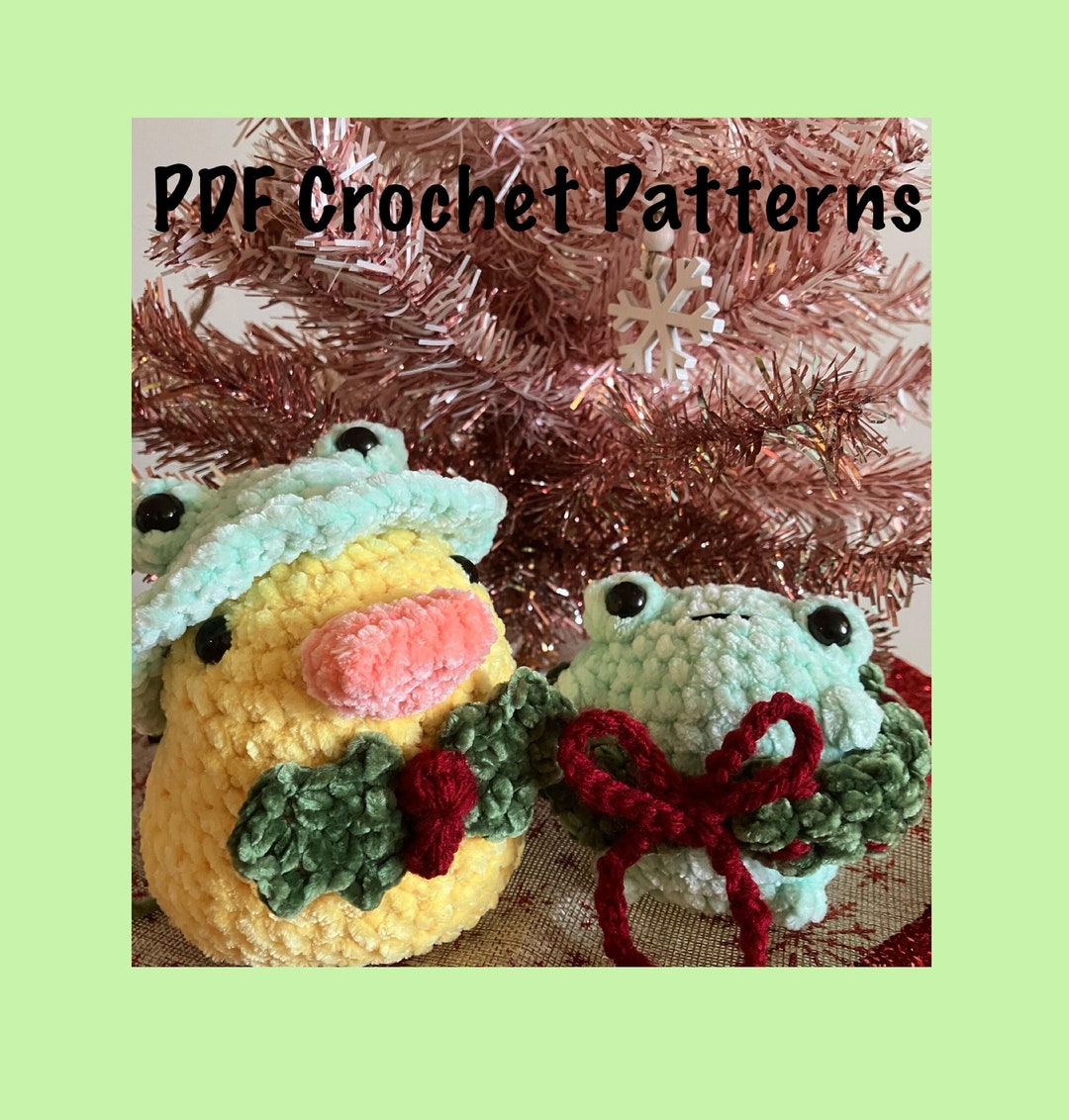 Chicken Nugget the Duck and Prince the Frog Digital Crochet Pattern ...