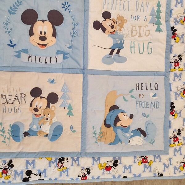Mickey Quilt Pattern - Etsy