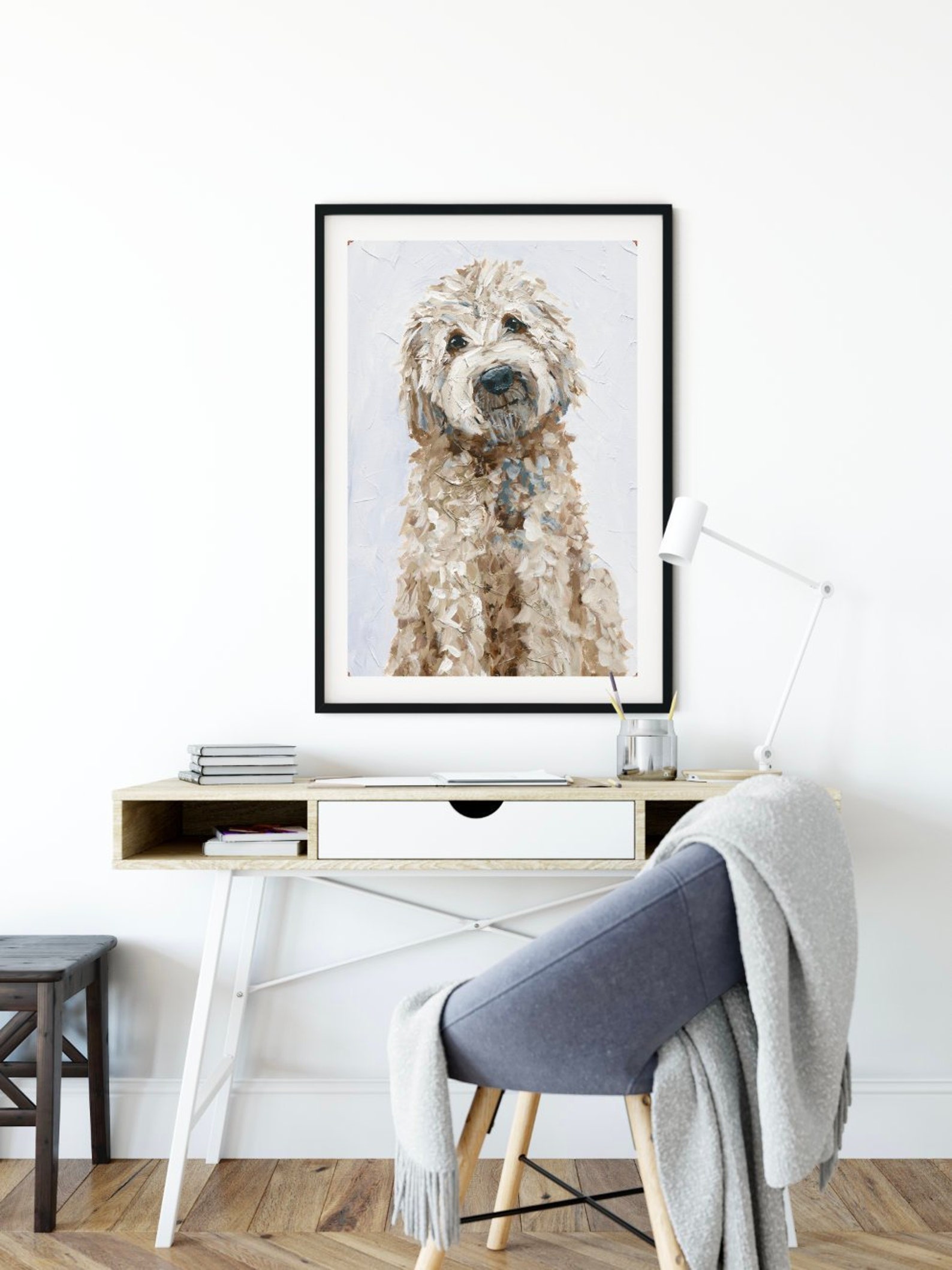 Doodle-ing on Your Heart | Framed Goldendoodle Art | Labradoodle ...