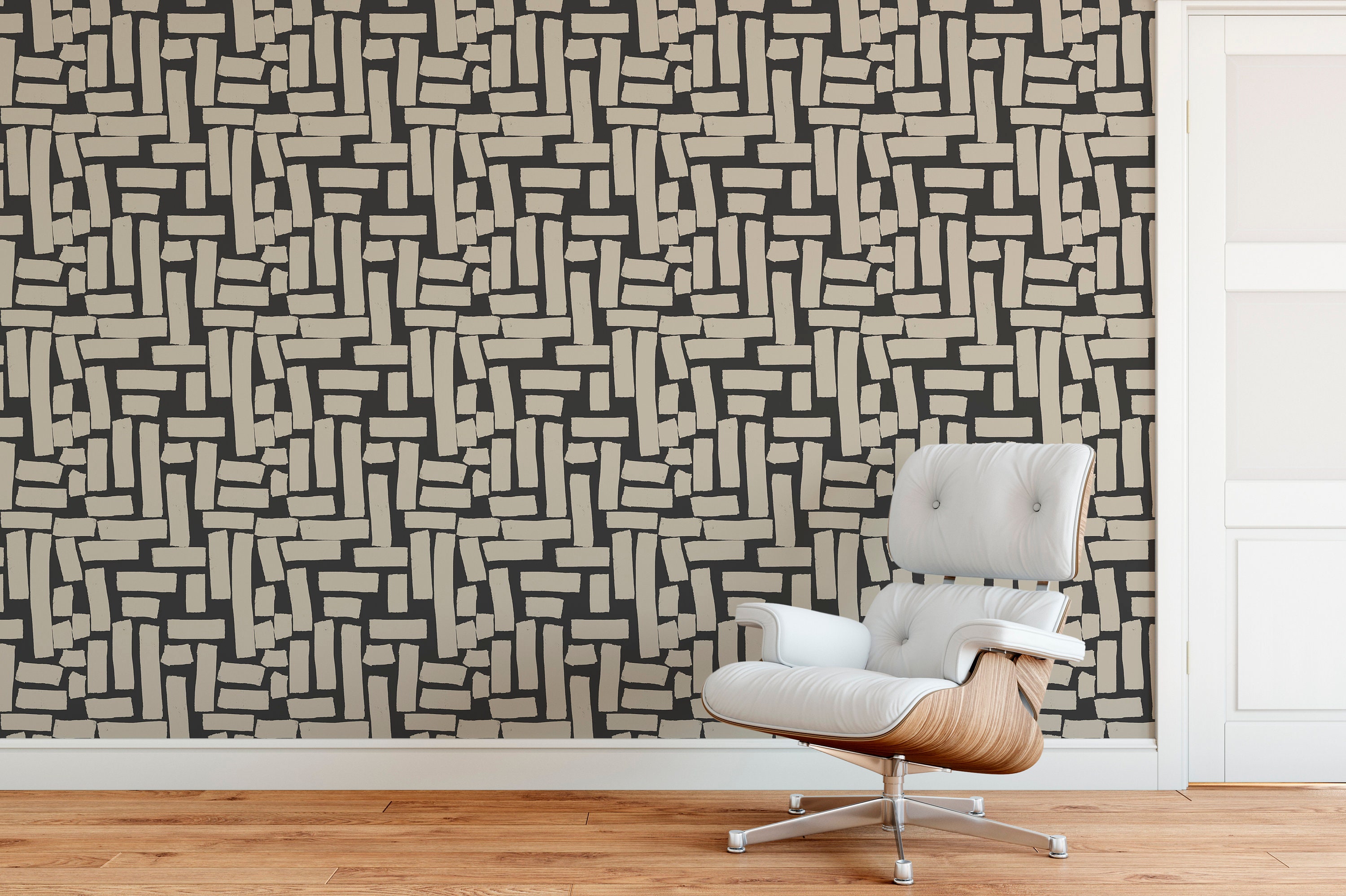 Patchwork | Modern Fun Pattern | Bedroom Bathroom Kids Entry Wallpaper ...