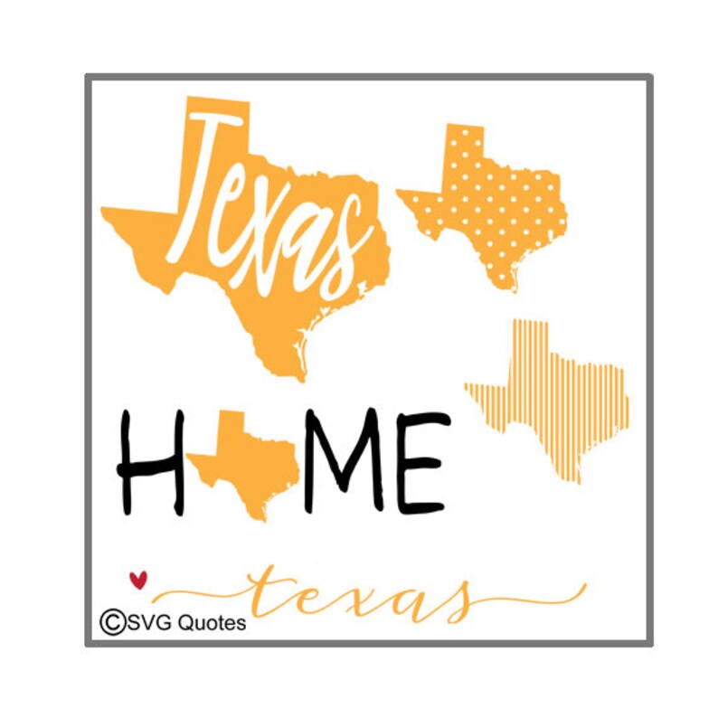SVG Cutting File Texas State DXF EPS for Cricut Explore - Etsy