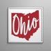 SVG Cutting File Ohio State DXF EPS for Cricut Explore, Silhouette ...
