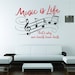 SVG Cutting File Music is Life DXF EPS for Cricut Explore, Silhouette ...