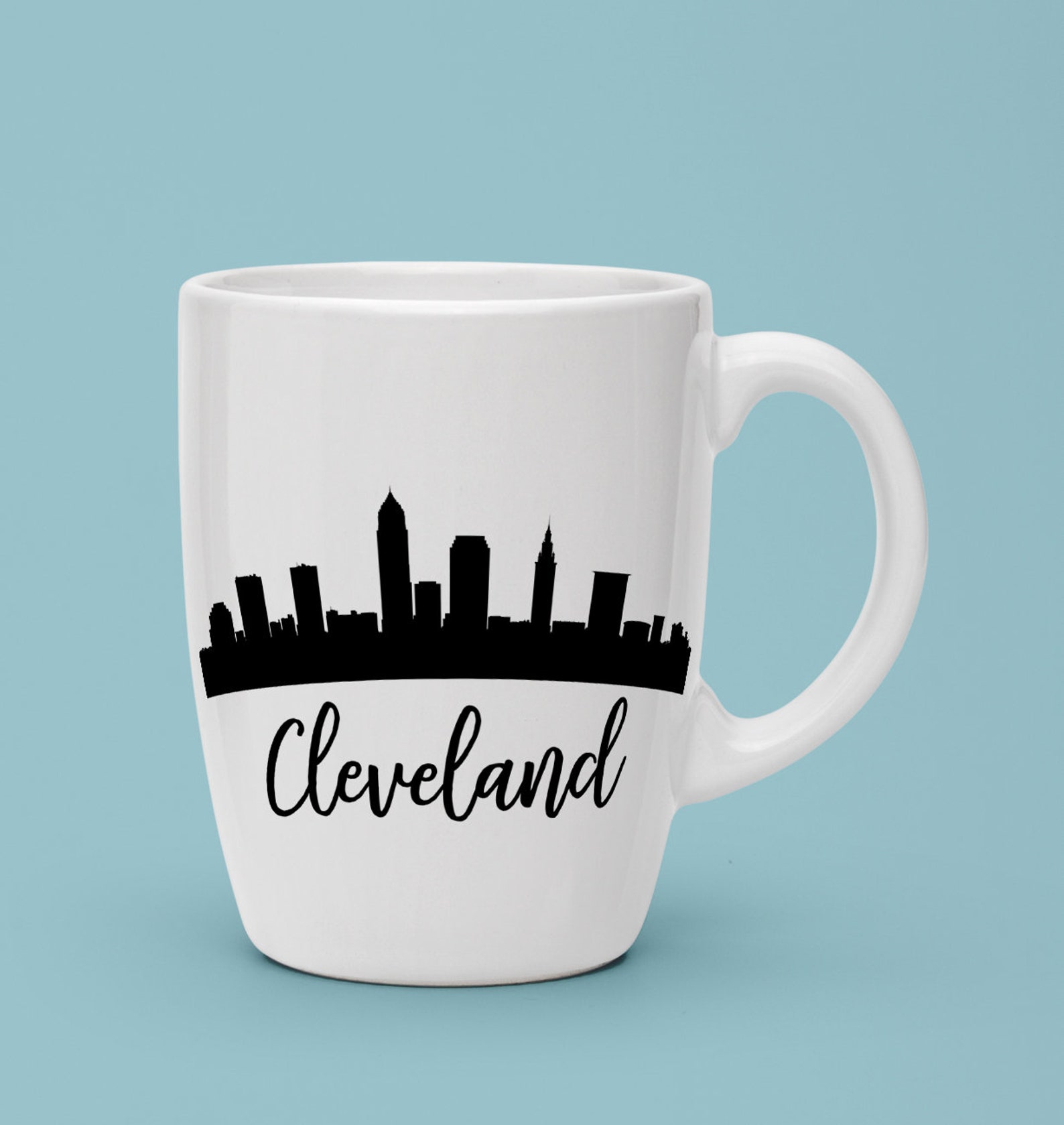 SVG DXF EPS Cutting File Cleveland Skyline for Cricut Explore - Etsy