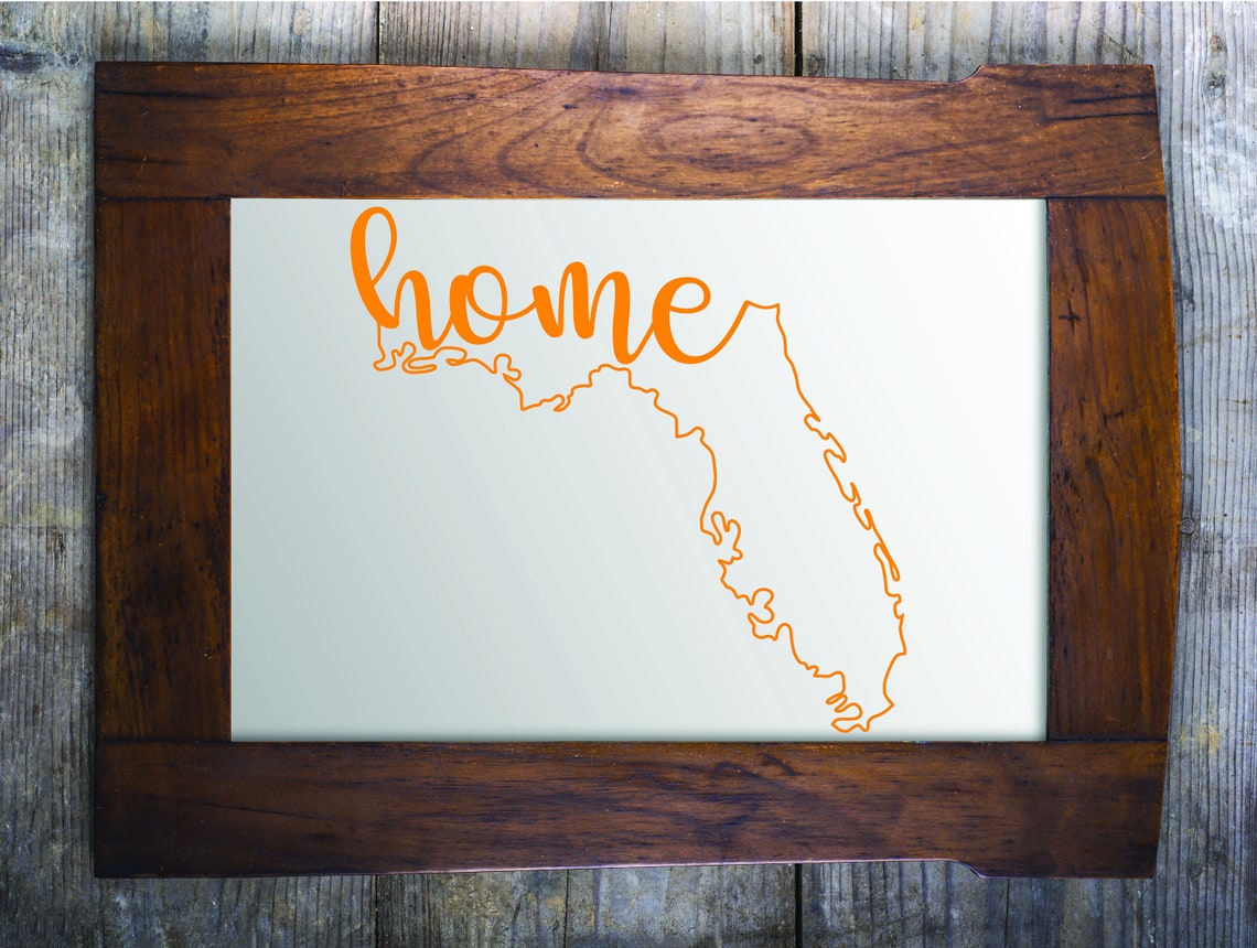 SVG Cutting File Florida State DXF EPS for Cricut Explore | Etsy