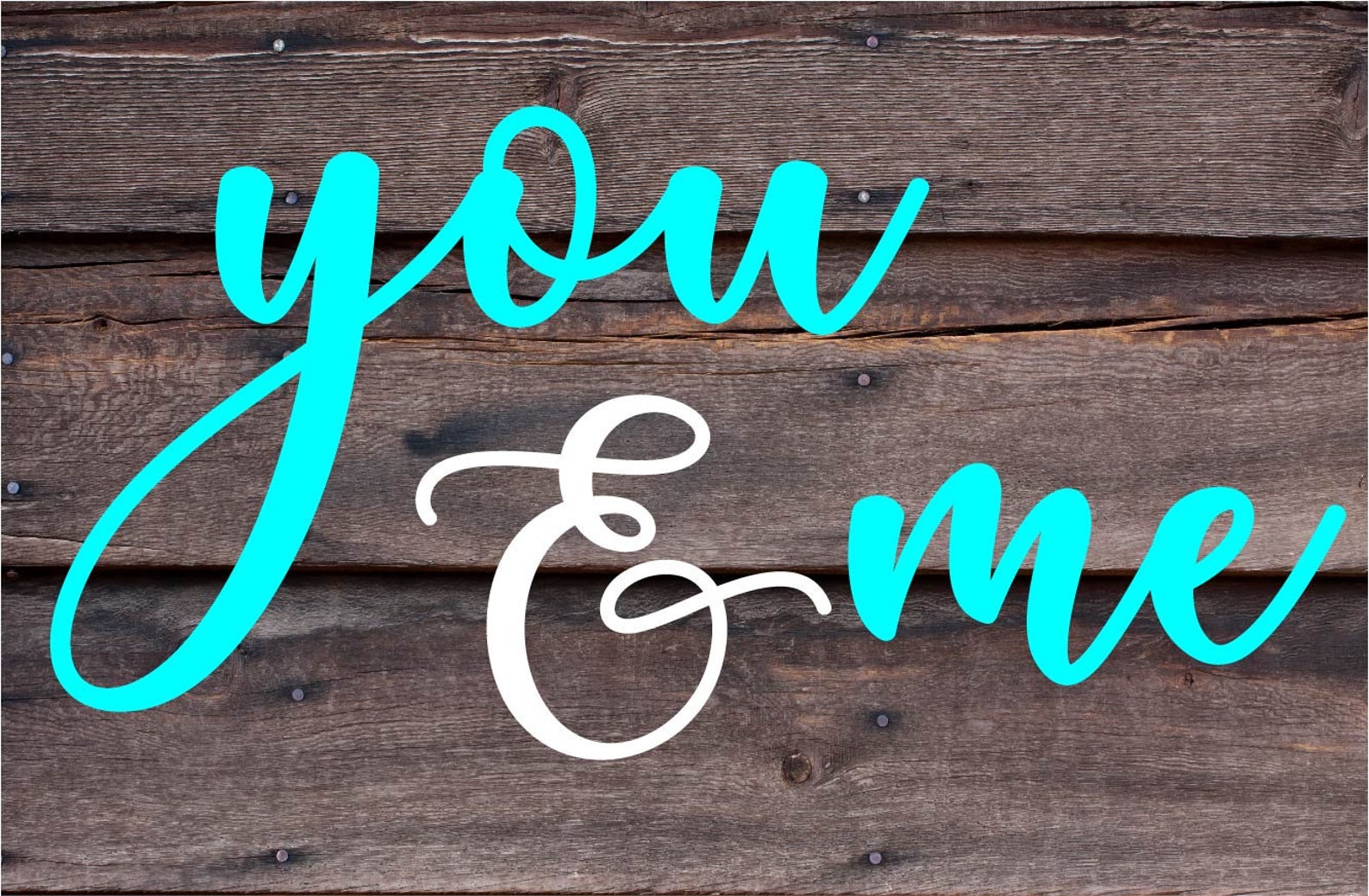 SVG Cutting File You & Me DXF EPS for Cricut Explore - Etsy