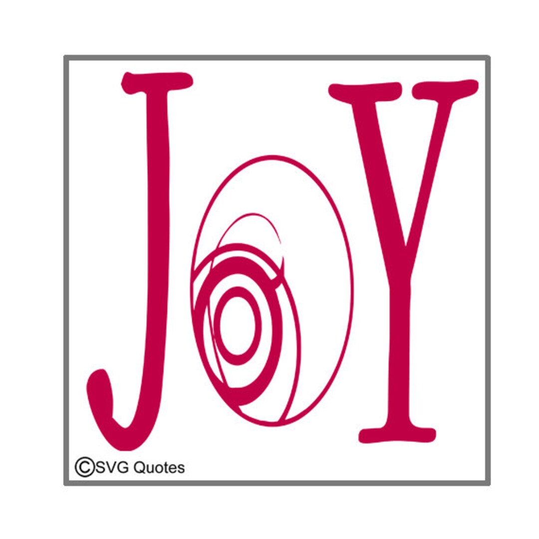 JOY SVG DXF Eps Cutting File for Cricut Explore, Silhouette & More ...