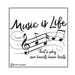 SVG Cutting File Music is Life DXF EPS for Cricut Explore, Silhouette ...