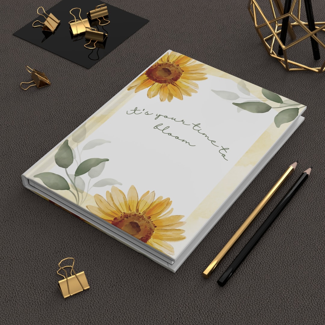 Sunflower Journal - Etsy