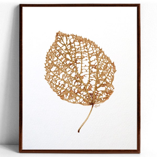 Skeleton Leaf Art - Etsy
