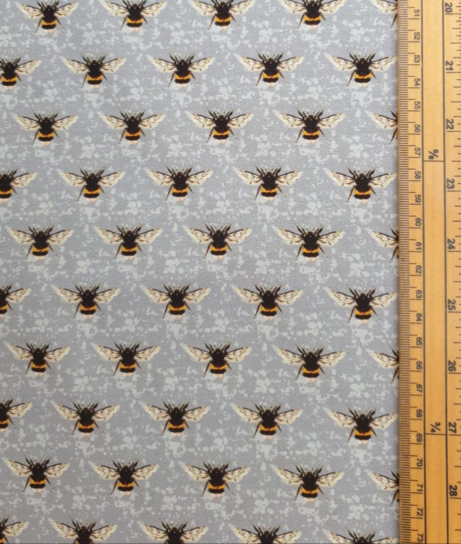 Bumblebee bee fabric UK 100% Cotton Material By Metre summer | Etsy