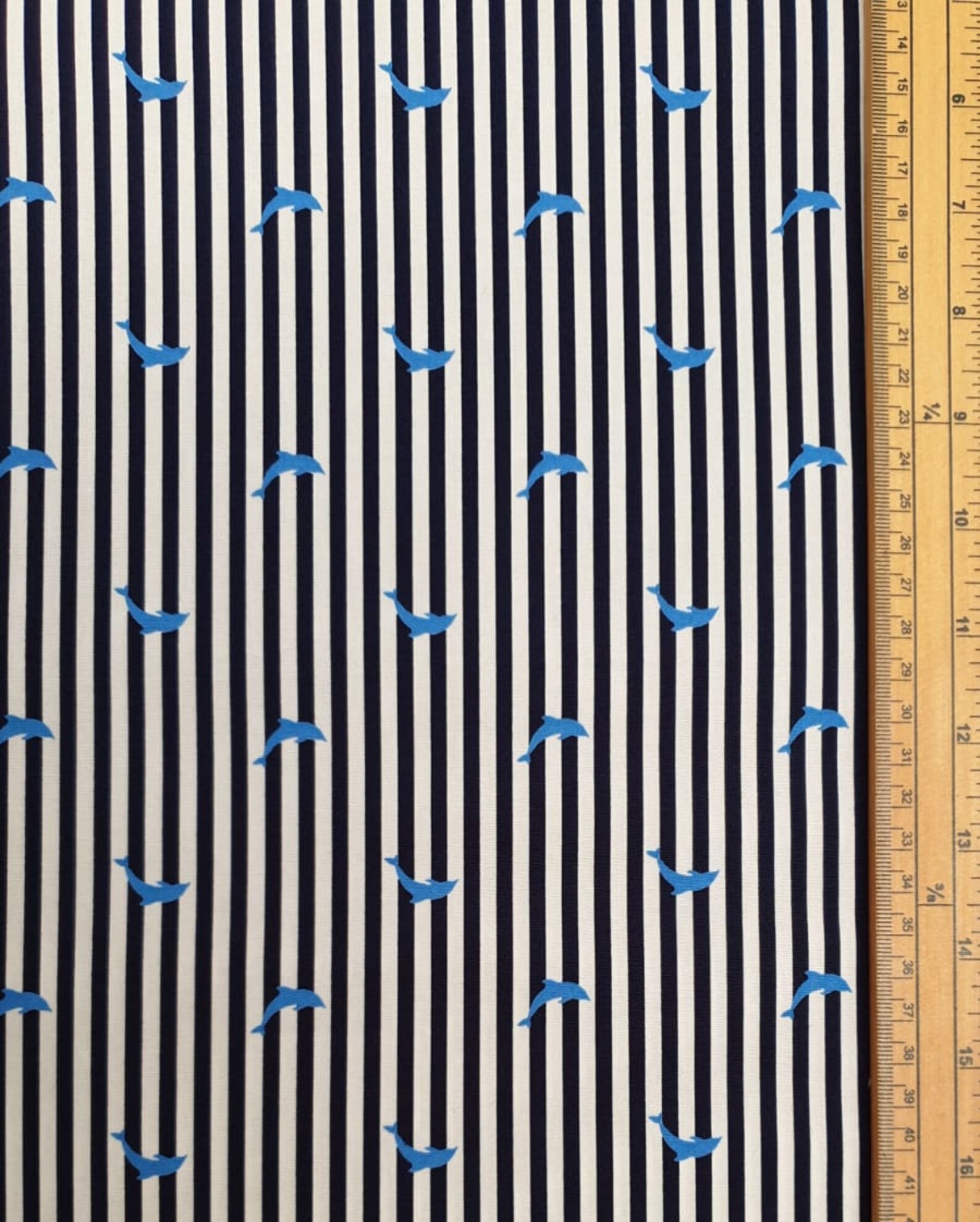 Dolphin Fabric UK 100% Cotton Material by Metre Blue White | Etsy