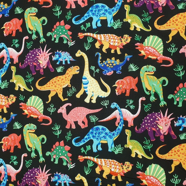 Dinosaur Fabric - Etsy