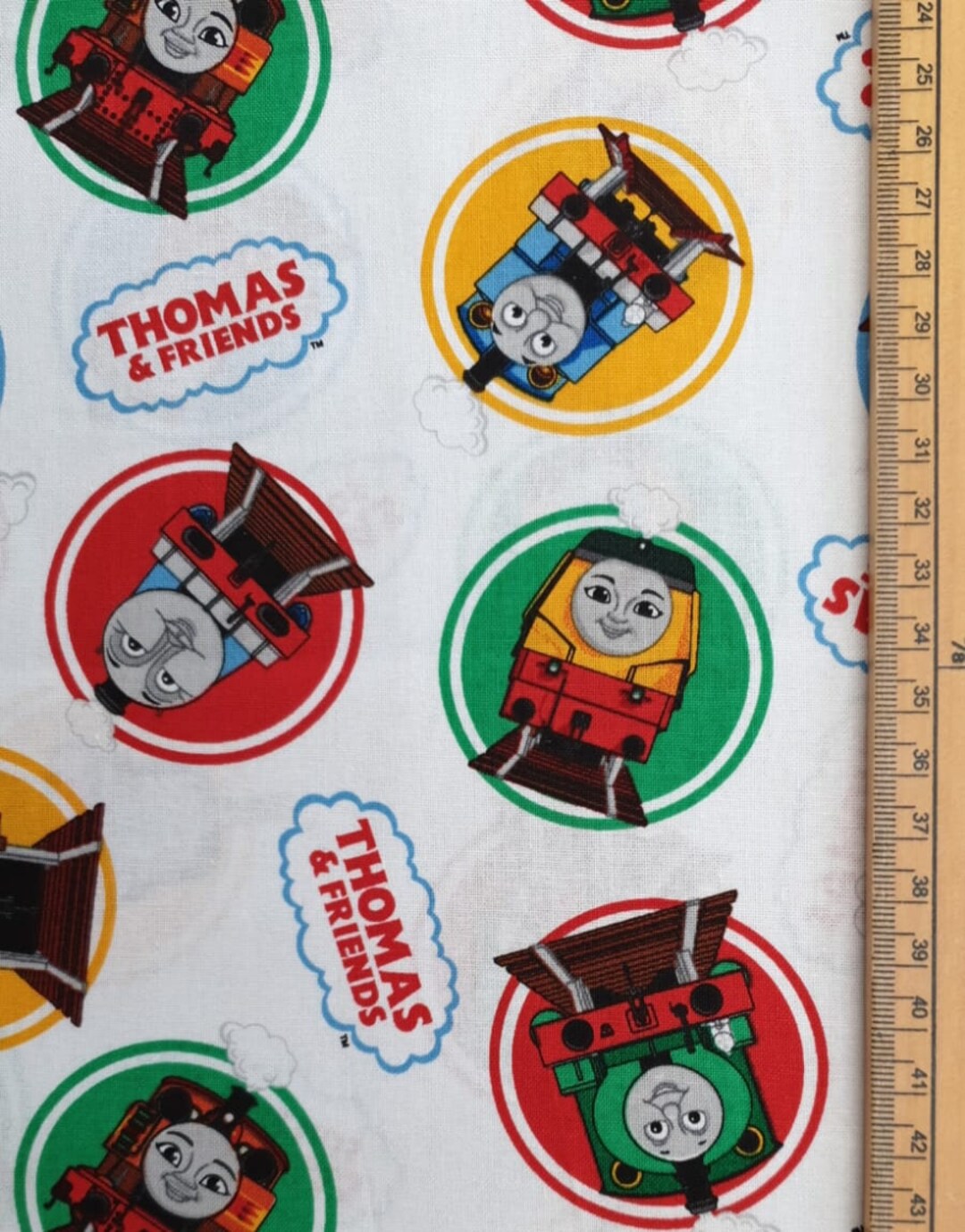 Thomas the Tank Engine Fabric UK 100% Cotton Material by Metre ...