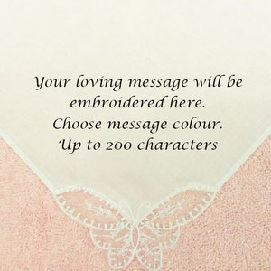 Wedding Handkerchief Ladies Bride Hankie Something Blue New ...