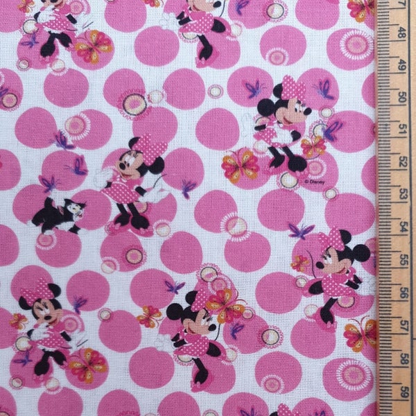 Minnie Mouse Fabric - Etsy