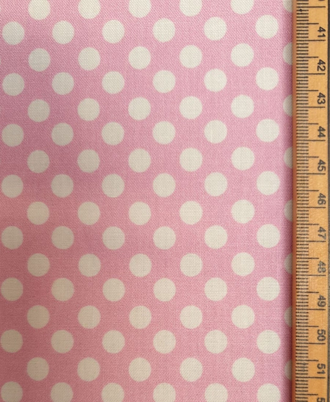 Pink Spot Fabric UK 100% Cotton Material by Metres Patchwork Filler ...