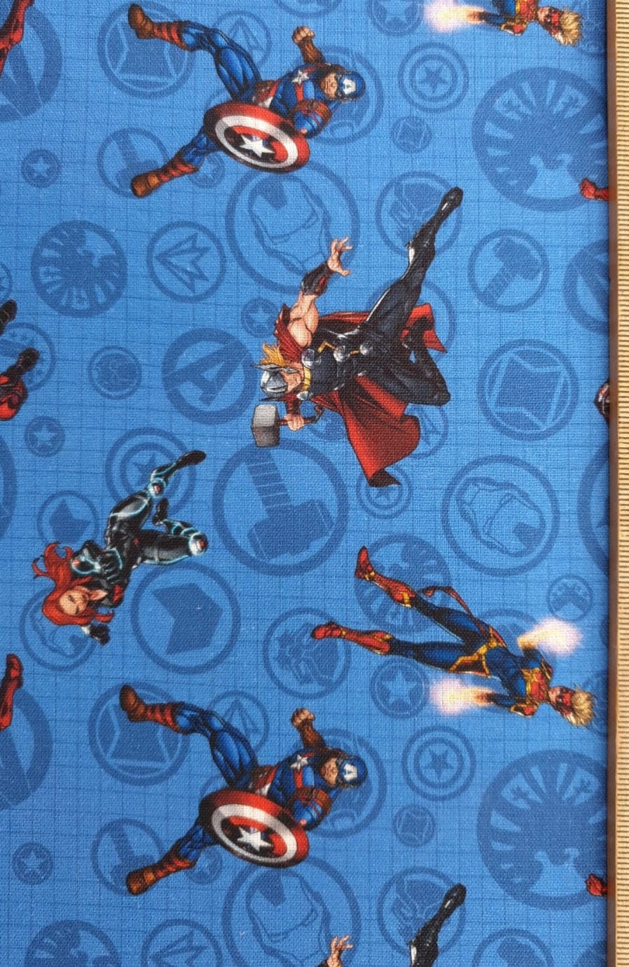 Marvel Avengers Fabric UK 100% Cotton Character Material Shop by Metre ...