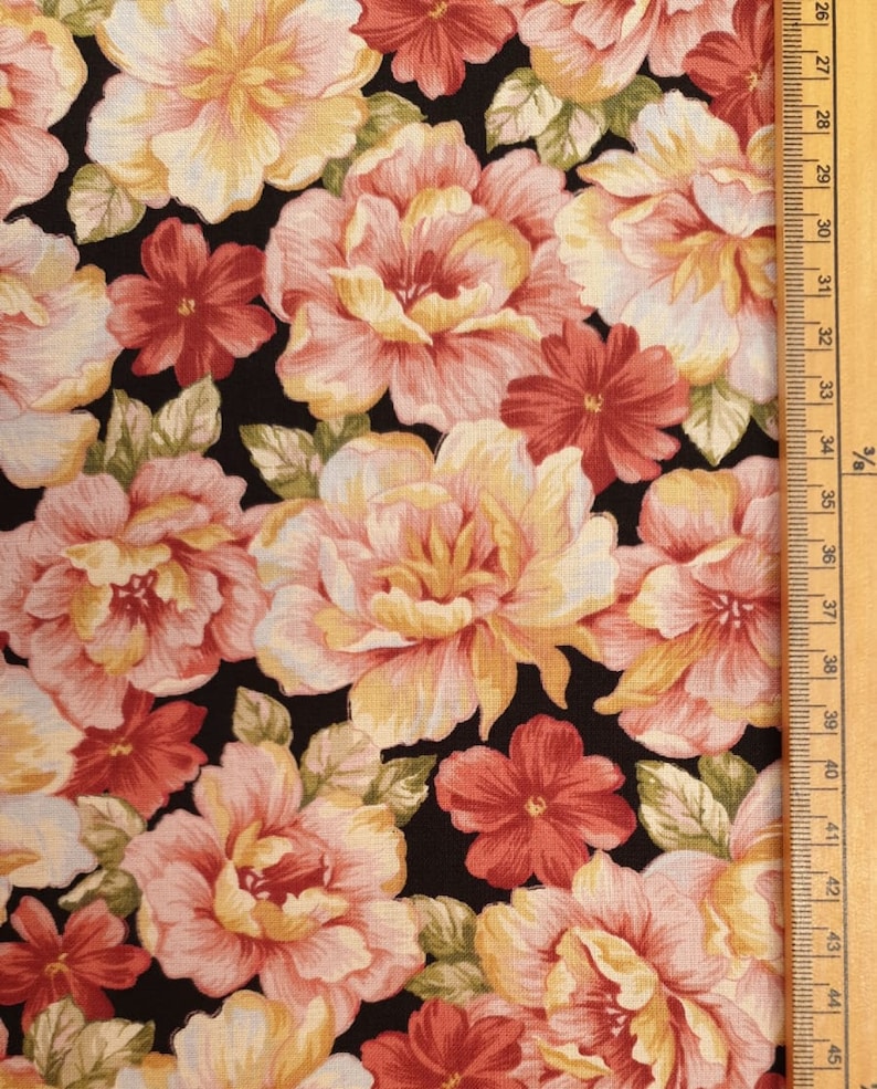 Rose Fabric UK 100% Cotton Material by Metre Fast Dispatch - Etsy