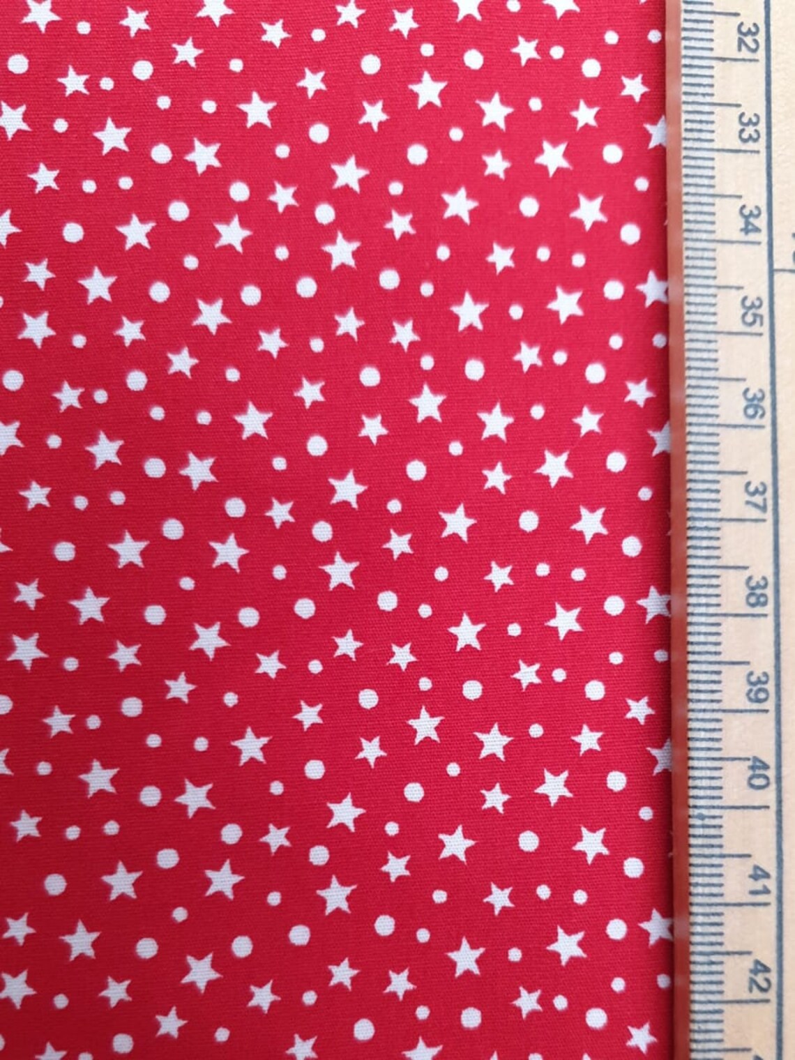 Little White Stars Fabric UK 100% Cotton Material by Metre - Etsy