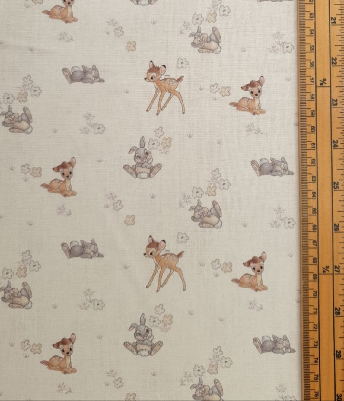 Bambi and Thumper character Fabric UK Fat Quarter 18 x | Etsy