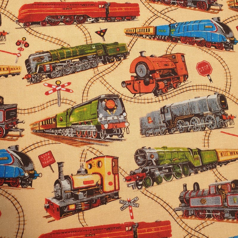 Train Fabric - Etsy