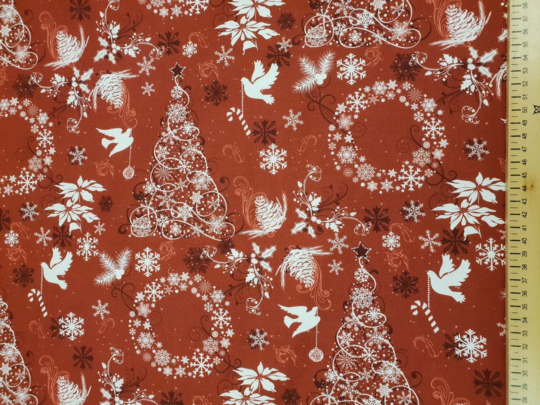 Disney Novelty Christmas Fabric 100% Cotton Material by Metre Christmas ...