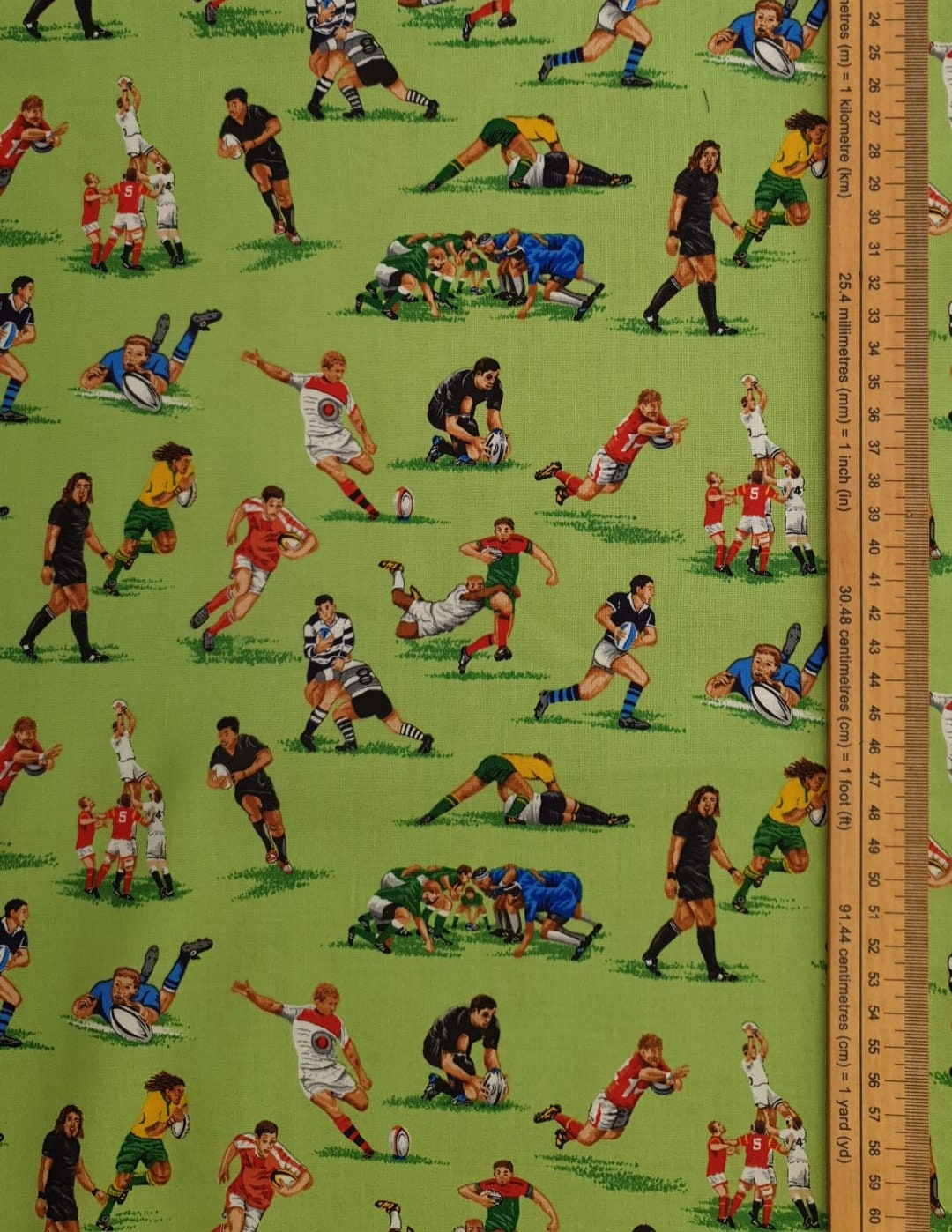 Rugby fabric UK Fat Quarter 20 x 22 or 50cm x 56cm | Etsy
