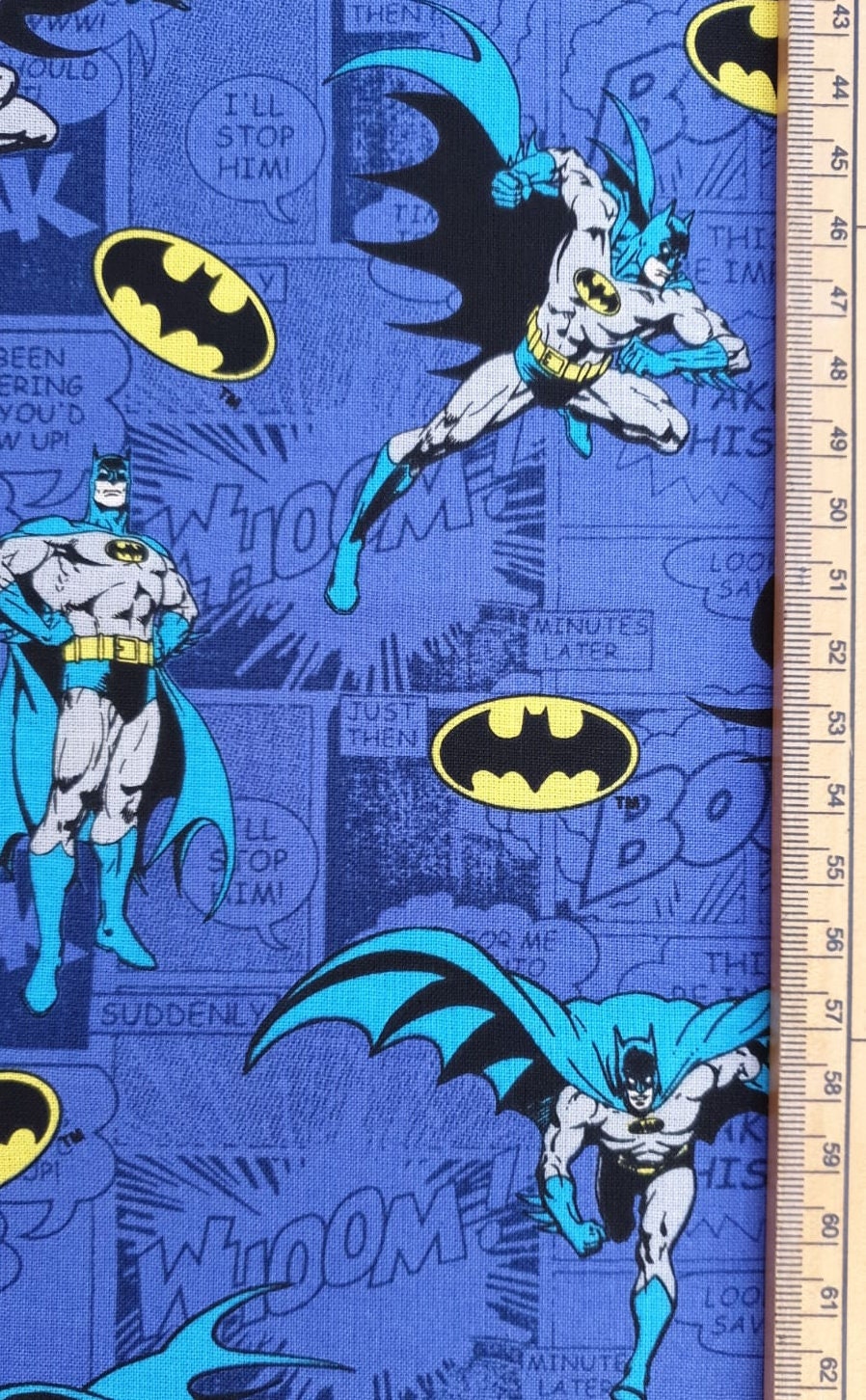 Batman DC Comics Superhero Fabric 100% Cotton Material by - Etsy