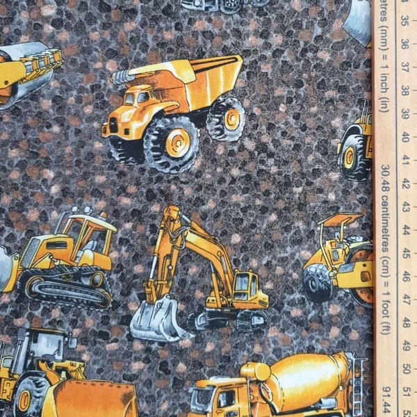 Fabric With Trucks - Etsy